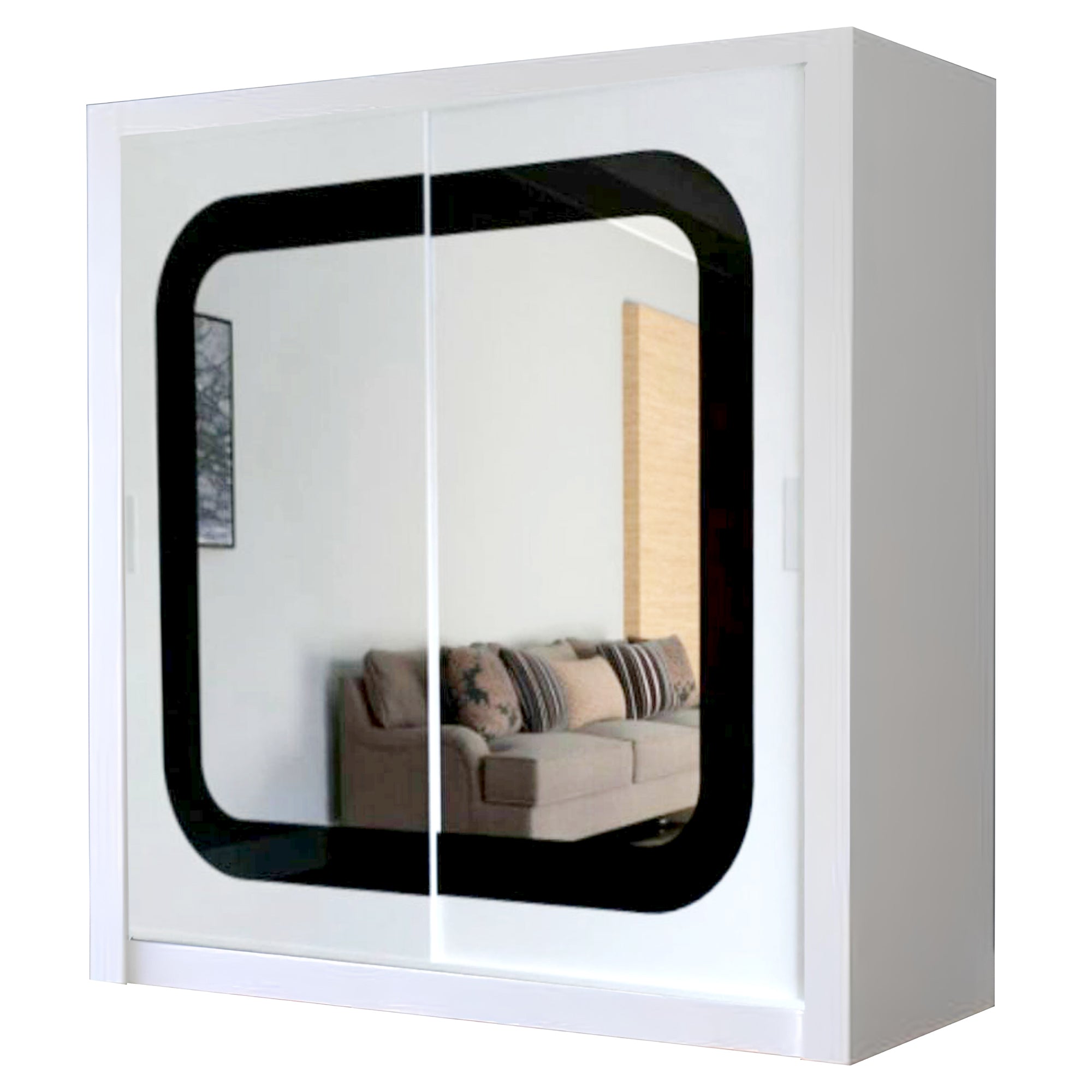 Dallas 203cm Sliding Door Wardrobe – Thinks Interior